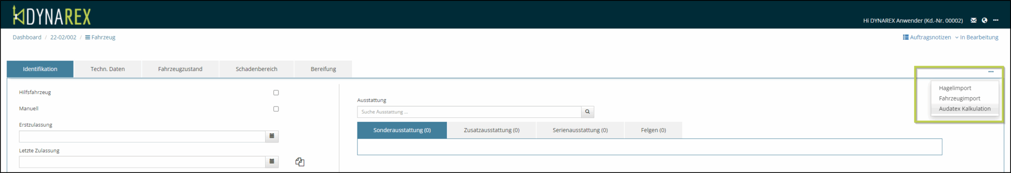 Integration Audatex QapterClaims – DYNAREX Support